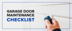 Garage Door Maintenance Checklist | Easy Open Door